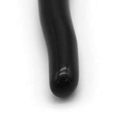 Cina Natura Gemstone Yoni Healing Wands Black Obsidian Curved Massage Wand per la Cura dei Cristalli femminili in vendita