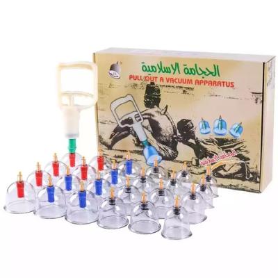 China Vacuum and Cupping Therapy Kit Manual Disposable Ventouse Hijama Cupping Set 24 pcs 39*27*8cm 80*42*56.5cm 20 boxes/box for sale