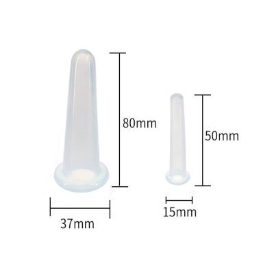 Cina 2pcs Set di tazze in silicone per la cura della salute Massaggio con tazza di terapia fisica in vendita
