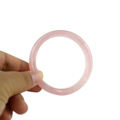 Cina Disponibile il logo personalizzato. Braccialetti per donna in quarzo rosa naturale. Braccialetto per donna di moda. in vendita