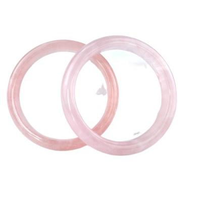Cina Disponibile il logo personalizzato. Braccialetti per donna in quarzo rosa naturale. Braccialetto per donna di moda. in vendita