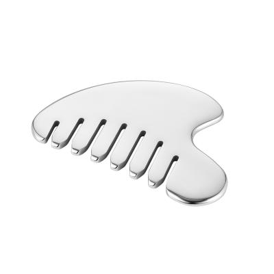 Cina Acciaio inossidabile Gua Sha Pietra Massaggiatore per la testa per massaggiare il corpo Strumenti e salone di bellezza per la salute dei capelli in vendita