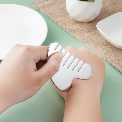 Cina Acciaio inossidabile Gua Sha Pietra Massaggiatore per la testa per massaggiare il corpo Strumenti e salone di bellezza per la salute dei capelli in vendita