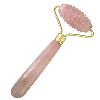 China Groene natuurlijke Spiked Edelsteen Jade Guasha Rollers voor gezichtsmassage Gepersonaliseerde schoonheid Gepersonaliseerde massage verpakking Te koop