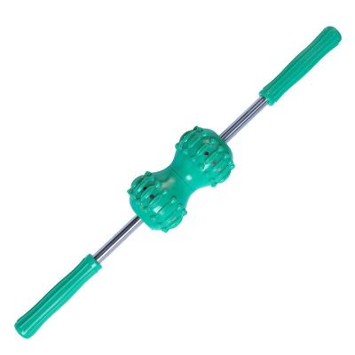 PVC Strong Magnetic Double Ball Back Massager Body Meridian Massage Roller Manual Acupoint Stick Professional Service Advantage