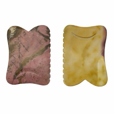 China Chinese Style Mookaite Body Massage Tools For Beauty Guasha Stone Scrapping Face Gua Sha Stone Therapy Massage Tool for sale
