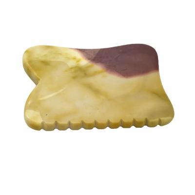 China Chinese Style Mookaite Body Massage Tools For Beauty Guasha Stone Scrapping Face Gua Sha Stone Therapy Massage Tool for sale