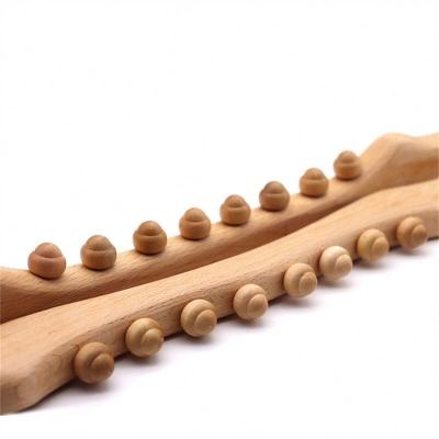 China Wooden Gua Sha Scraping Massage Stick for Full-body Soft Tissue Mobilization and Meridian Dredging Massage Tool for sale