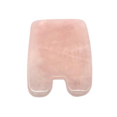 China Fish Shape Rose Quartz Crystal Powder Guasha Face Gua Sha Tools for Natural Jade Health Care Cervical Massage Pain Relief for sale