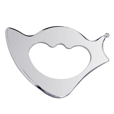 China Stainless Steel Gua Sha IASTM Tool Silver Massage Tool for Deep Tissue Scraping and Release for sale