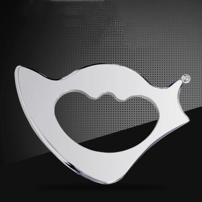 China Stainless Steel Gua Sha IASTM Tool Silver Massage Tool for Deep Tissue Scraping and Release for sale