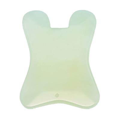 Cina 2024 Naturale in forma di U Xiuyan Giada Gua Sha Scraping Massaggio Tavola per Massaggio Corpo Intero Massaggio Facciale Massaggiatore Strumento di Bellezza della Pelle in vendita