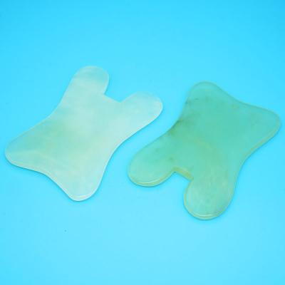 Cina 2024 Naturale in forma di U Xiuyan Giada Gua Sha Scraping Massaggio Tavola per Massaggio Corpo Intero Massaggio Facciale Massaggiatore Strumento di Bellezza della Pelle in vendita