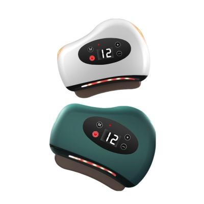 China Body Massage Green Electric Guasha Scraping Massager for Physiotherapy Health Care Dredge Meridian Treatment Relax Tool for sale