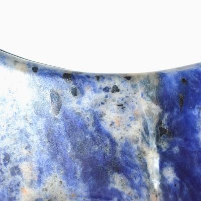 Cina Blu Sodalite Stone Gua Sha Body Scraping Massage Tool Funzione di controllo manuale per viso e corpo Regalo di bellezza naturale in vendita