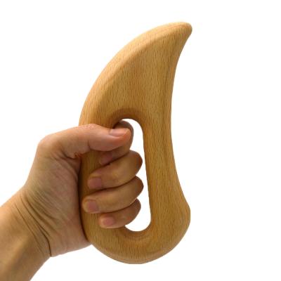 China Houten Gua Sha massagetool voor nek, schouders en benen 2024 Body Massage Therapy Massager Te koop