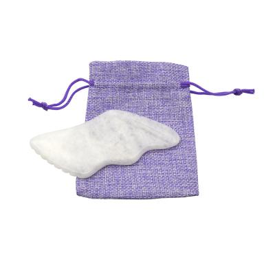 China Functie Hoofd Massager Gezondheidszorg Witte Jade Gezicht Guasha Massager Schraper Board Gua Sha Massage Tool voor hoofdmassager Te koop