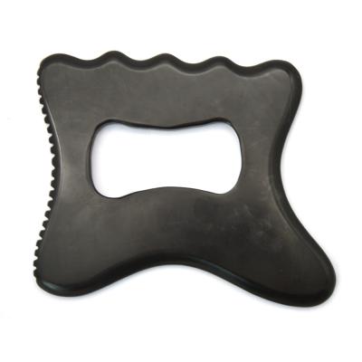 China Professional Black Bian Stone Body Gua Sha Massage Tool voor persoonlijke gezondheidszorg en acupunctuur Te koop