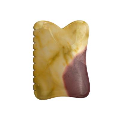 China Chinese stijl Mookaite Body Massage Tools Voor schoonheid Guasha Stone Scrapping Face Gua Sha Stone Therapy Massage Tool Einde Te koop