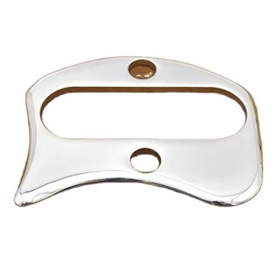 China Roestvrij staal Gua Sha-gereedschap voor lichaamsmassageur Schrapen Massagehulpmiddelen Ongeveer 9,8cm*7,5cm Metaal Guasha-massage Te koop