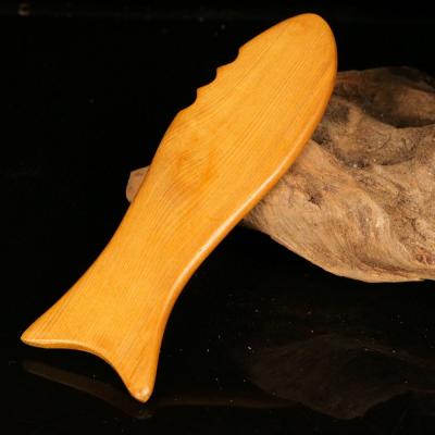 China Gele hout gua sha bord voor de traditionele Chinese geneeskunde Te koop