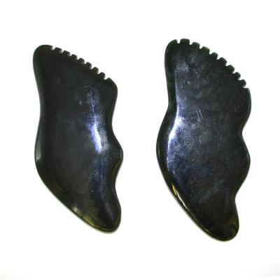 China Gezichtsmassage De originele Nefriet lichaam Guasha Stone Massage Gua Sha Jade voor SPA Acupunctuur Therapie puntbehandeling Te koop