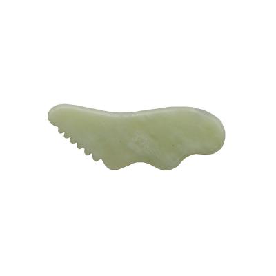 Cina Strumento naturale Xiuyn Jade Guasha per massaggi di grattatura di pietra Gua Sha Board For Beauty con certificato e logo personalizzato in vendita