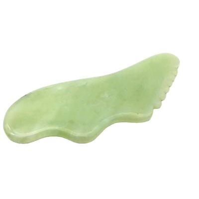 Cina Strumento naturale Xiuyn Jade Guasha per massaggi di grattatura di pietra Gua Sha Board For Beauty con certificato e logo personalizzato in vendita