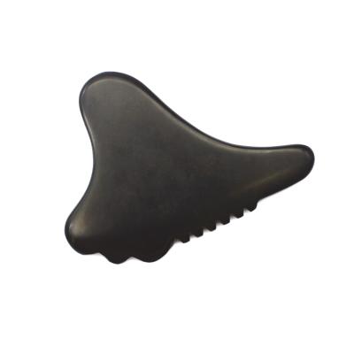 Cina Area di massaggio per tutto il corpo Autentico Nero Faccia Eco-friendly Gua Sha Tool Massaggiatore Faciale 105*77mm 114*74mm 2 Pcs AKBS-030 in vendita
