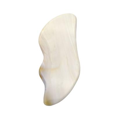 Κίνα 7.5*6.5cm φυσικό γκρίζο άγατο Gua Sha εργαλεία για ξύσιμο μασάζ ιδιοκτησίες μασάζ προς πώληση