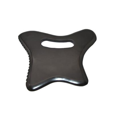 China BODY Massager with 2024 Large Size Black Bian Stone Gua Sha Stones and Product Size 165*140*50mm for sale