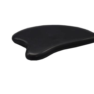 Cina Massaggiatore Faciale Strumenti di Bellezza Pietra Bian Nera Gua Sha Board per attrezzature di bellezza naturale in vendita