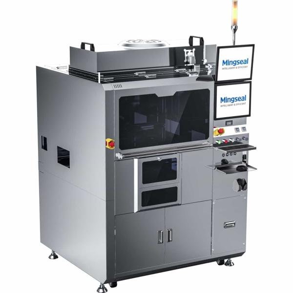 Quality Lid Attach Placement Adhesive Dispensing Machine 325mm Automatic Mounting for sale