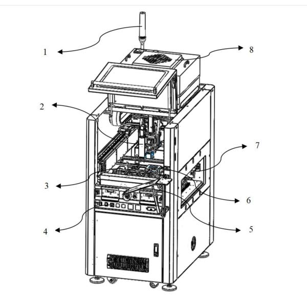 Quality Lid Attach Placement Adhesive Dispensing Machine 325mm Automatic Mounting for sale