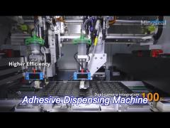 smt pcba hot melt glue dispenser machine underfill glue inline dispensing equipment