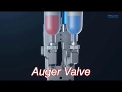 Válvula de dispensação volumétrica de precisão 5-100ml/Min, válvula de parafuso excêntrico 2K