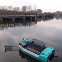 China Electric Thruster River Cleaning Boat RTK High Precision Positioning for sale