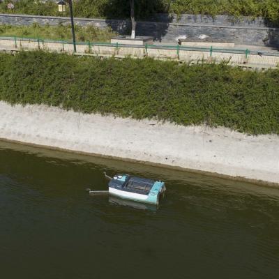 Cina barca di pulizia del fiume della lega di alluminio 2m/S con il propulsore elettrico in vendita