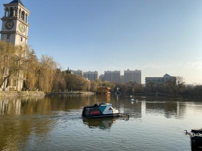 Cina Consegna Tow Boat automatico Driverless USV del reagente per manutenzione ORCAUBOAT dello stagno in vendita