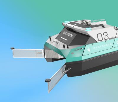 Cina Barca di pulizia ORCAUBOAT del fiume di Uncrewed per immondizia che pulisce 1.5m/S 430kg in vendita