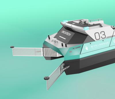 Cina Crogiolo senza equipaggio autonomo IP55 di nave di superficie ASV del CUSCINETTO per i laghi urbani in vendita