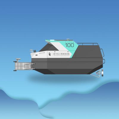 Cina Consegna Tow Boat automatico Driverless USV del reagente per manutenzione ORCAUBOAT dello stagno in vendita