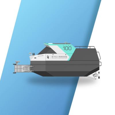 China Barco de limpeza do rio de alta velocidade feito sob encomenda para a carga 1.5m/s da monitoração 100kg da qualidade de água à venda