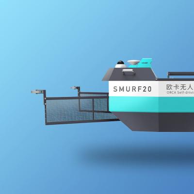 Cina Il controllo USV idrografico del CUSCINETTO ha snervato il PUFFO di superficie del veicolo per pulizia del lago in vendita