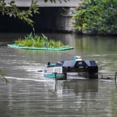 China Do rio 2não pilotado impermeável da prova do respingo de SMURF carga avaliado de limpeza 50KG do barco à venda