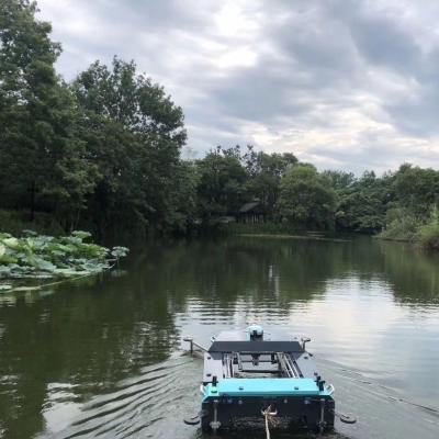 Cina Barca di pulizia 1.4m/S del fiume senza equipaggio impermeabile di PUFFO con l'audio di Bluetooth in vendita