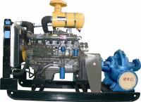 China Horizontal Multistage Diesel Engine Water Pump Set 4 inch 46 m3/h 33 m Head Cast Iron for sale