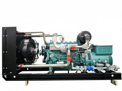 China Gas consumption 0.3 M³/h Natural Gas Generator Rated Current 18-1080A Output Power 200kw Power Supply for Commercial for sale