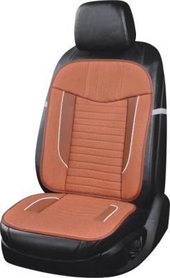 China cloth&PU seat cushion, orange auto cushion,brown car seat cushion,105*50cm auto pillow,car seat,105CM length car covers for sale