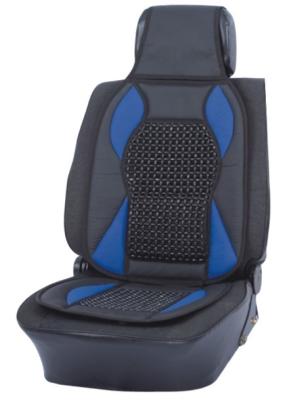 China cloth seat cushion,Black&Blue auto cushion,wooden beads car seat cushion,130*50cm auto pillow,car seat,130cm  car covers for sale